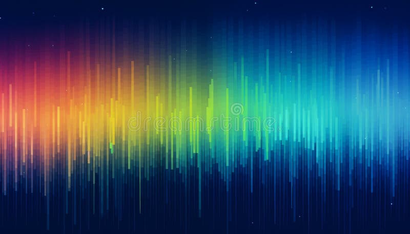 Pixel Abstract Trendy Vivid Bright Clear Colors Multicolored Pattern ...