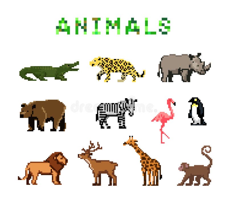 Pixelated Leopard Stock Illustrations – 11 Pixelated Leopard Stock ...