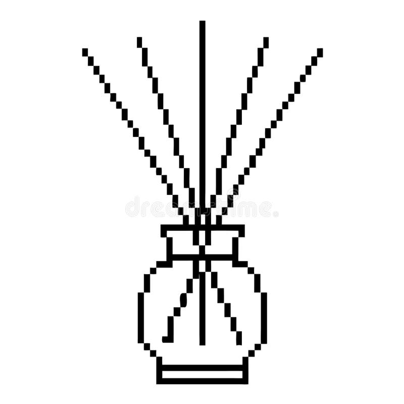 Pixel Aromatherapy Diffuser Featuring Elegant Sticks on a Minimalist ...