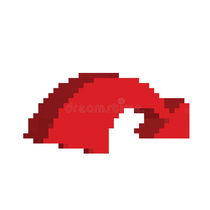 Pixel Arrow Icon 8 Bit Computing Pointer Retro Style Directional