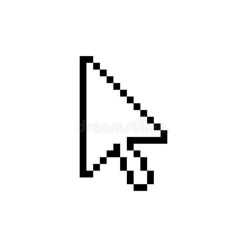 Pixel Arrow Icon. Simple Vector Illustration. Stock Vector ...