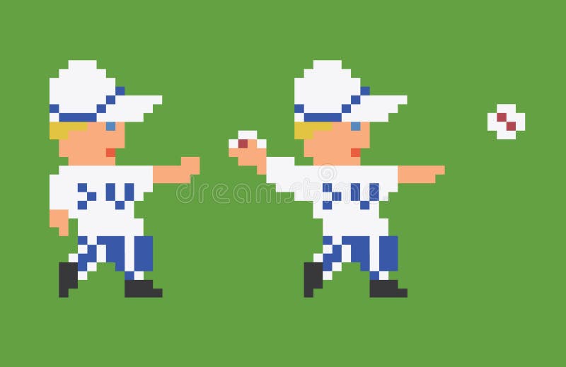 Pixel Baseball Stock Illustrations – 424 Pixel Baseball Stock ...