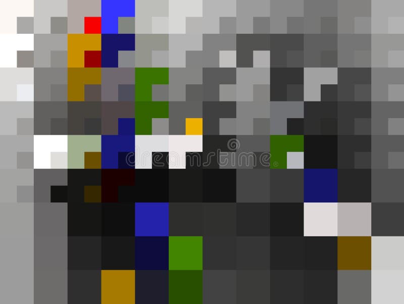 A Pixel Art Abstract Background Stock Illustration - Illustration of ...