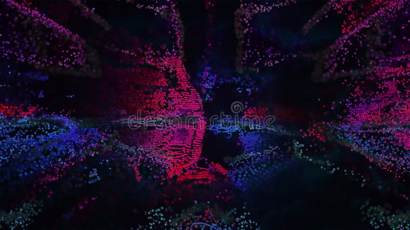 Pixel Art Abstract Background Stock Illustratie - Illustration of blauw ...