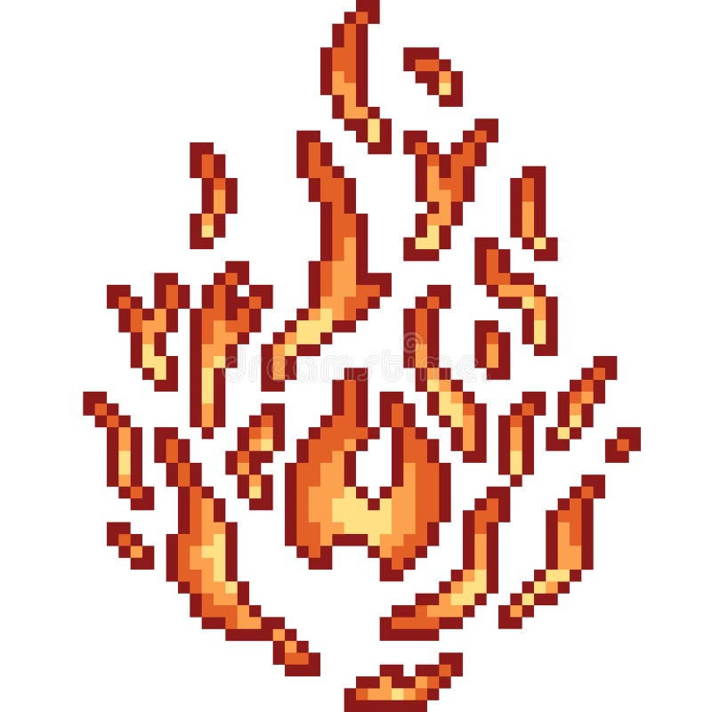 Pixel Fire Stock Illustrations – 6,462 Pixel Fire Stock Illustrations ...