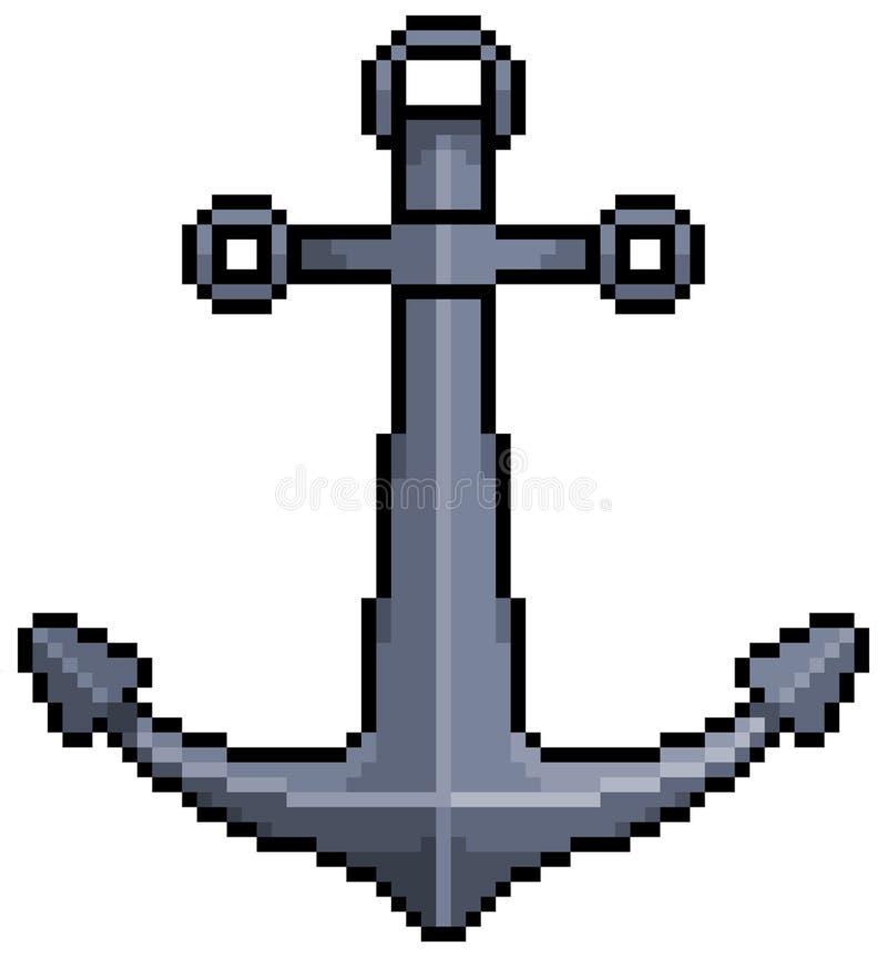 Pixel Art Anchor Stock Illustrations – 109 Pixel Art Anchor Stock ...