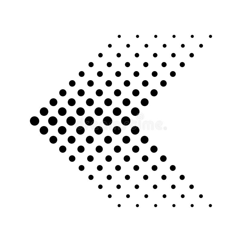 Pixel Art Arrow. Halftone Pointer. Vector Illustration. Stock Image ... Pixel Art Arrow. Halftone Pointer. Vector Illustration. Stock Image ...
