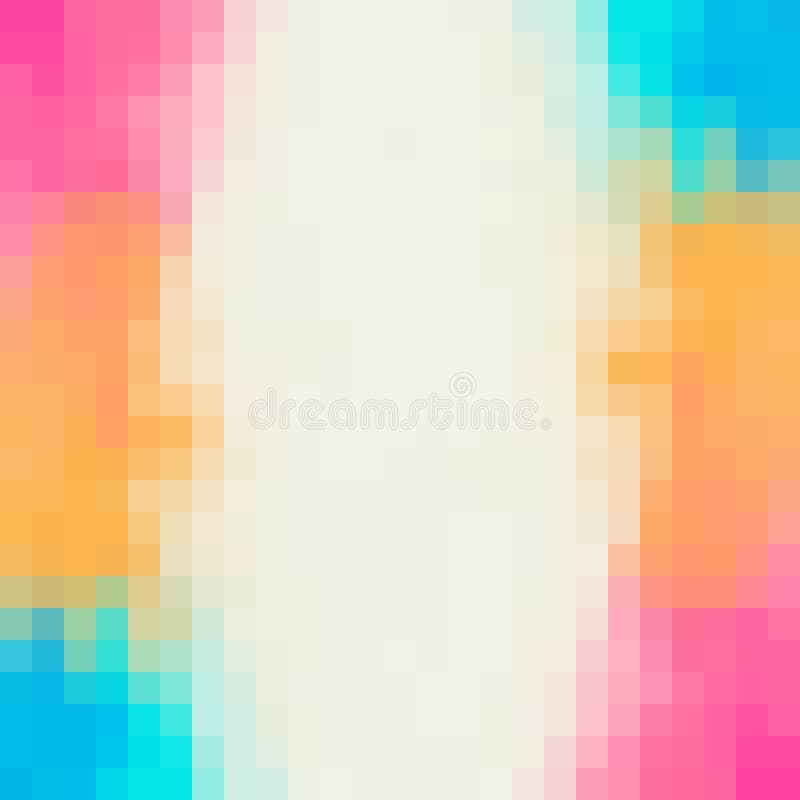 Pixel Art Background. Illustration. Abstract Pink Square Pixel Pattern ...