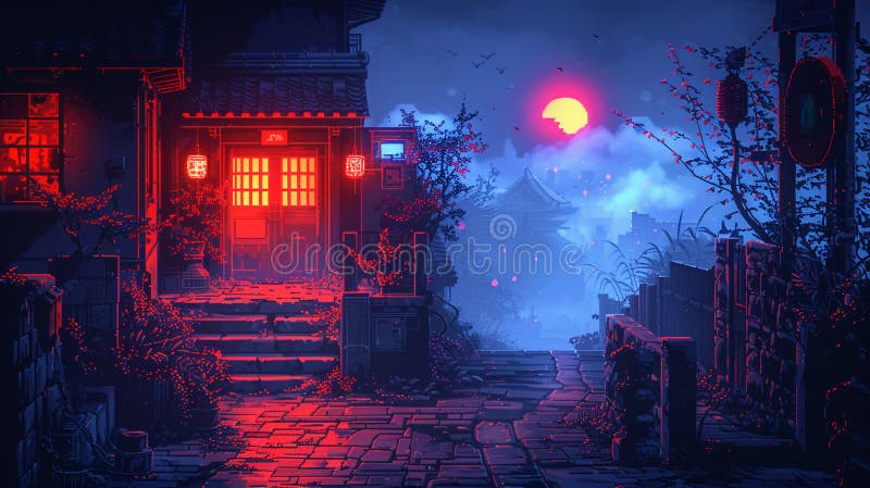 Pixel Art Backgrounds for Streaming Platforms the Stages Blur into ...