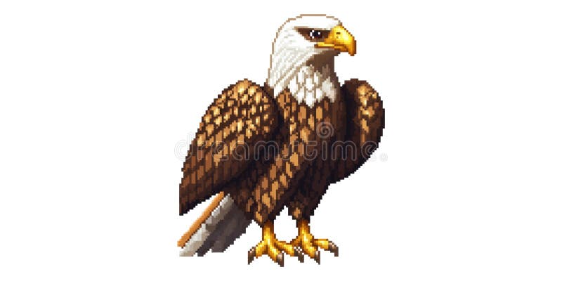 Pixel Art Bald Eagle Stock Photos - Free & Royalty-Free Stock Photos ...