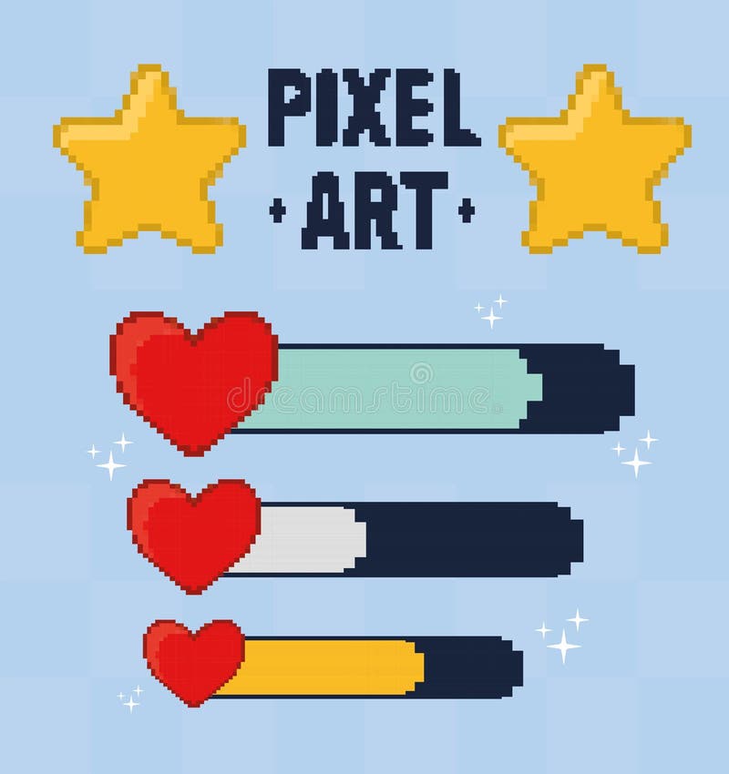 Pixel Bars Stock Illustrations – 513 Pixel Bars Stock Illustrations ...