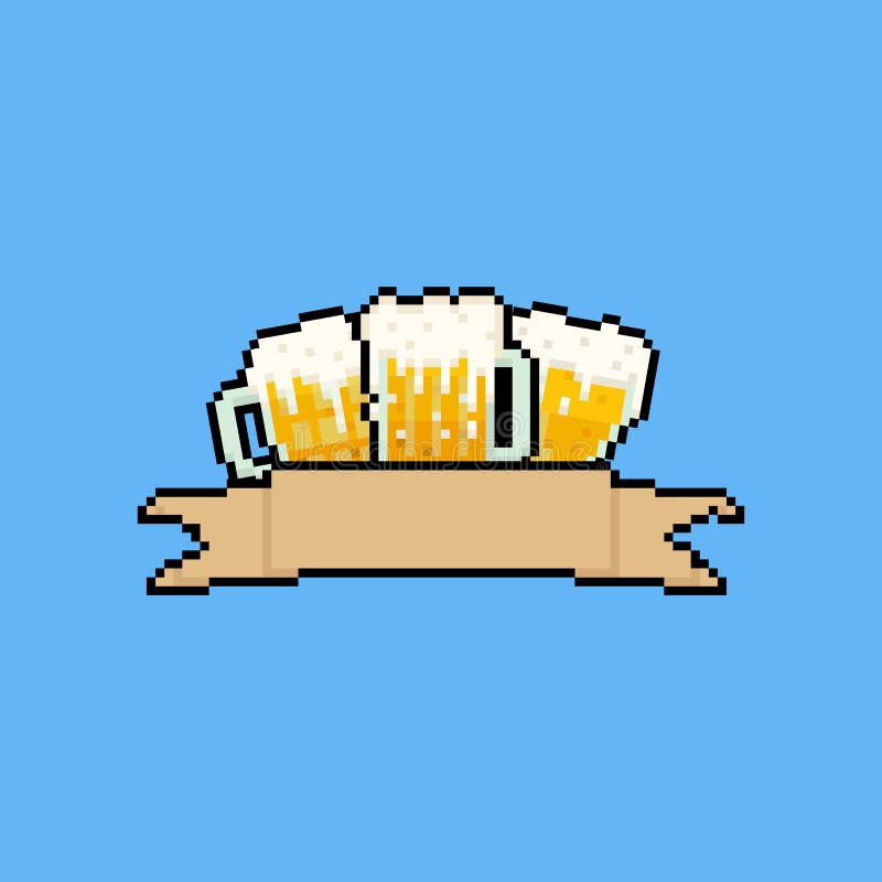 Pixel Art Beer Stock Illustrations – 424 Pixel Art Beer Stock ...