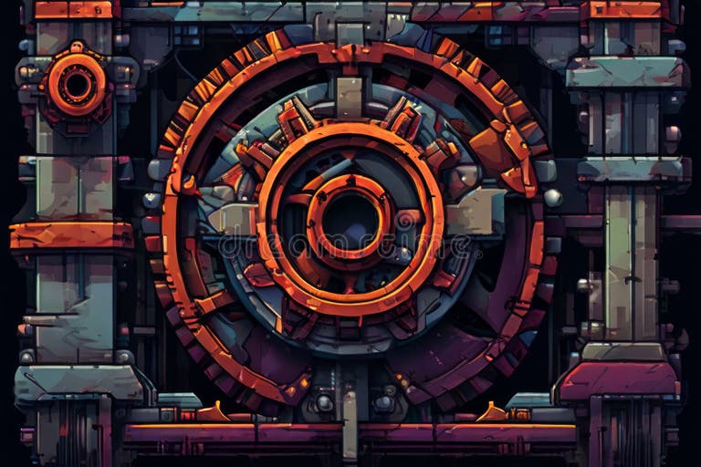 Pixel Art Gears Stock Illustrations – 150 Pixel Art Gears Stock ...