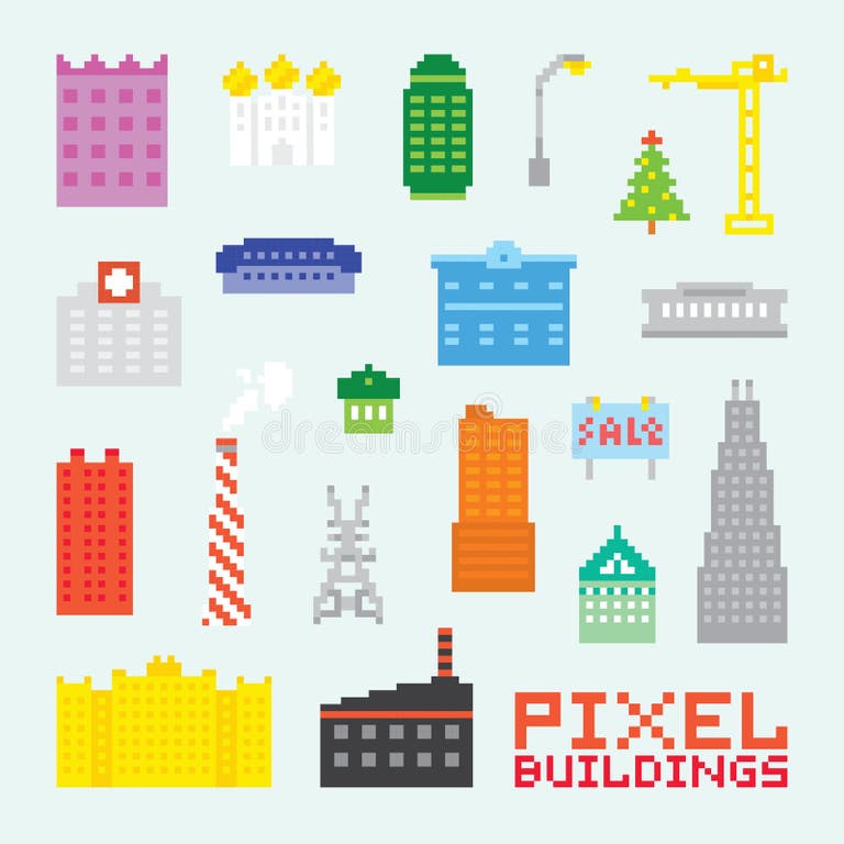 Pixel Art Skyscraper Stock Illustrations – 1,286 Pixel Art Skyscraper ...