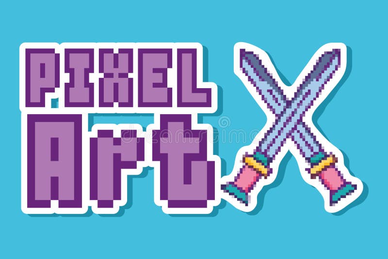 Pixel art concept stock vector. Illustration of style - 116194002