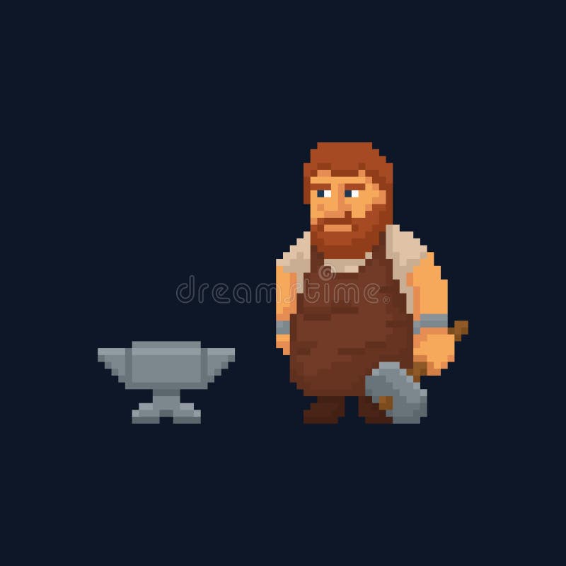 Pixel Anvil Stock Illustrations – 20 Pixel Anvil Stock Illustrations ...