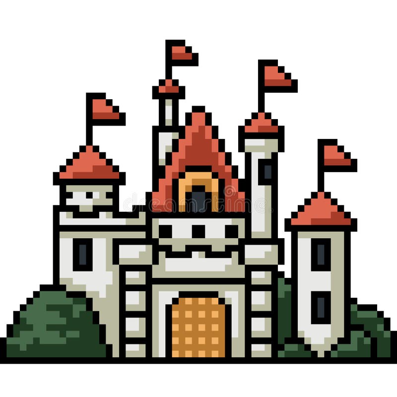 Pixel Castle Background Stock Illustrations – 450 Pixel Castle ...
