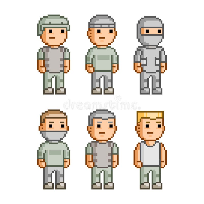 Pixel Soldiers Stock Illustrations – 142 Pixel Soldiers Stock ...