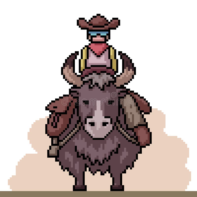 Pixel Cowboy Stock Illustrations – 418 Pixel Cowboy Stock Illustrations ...