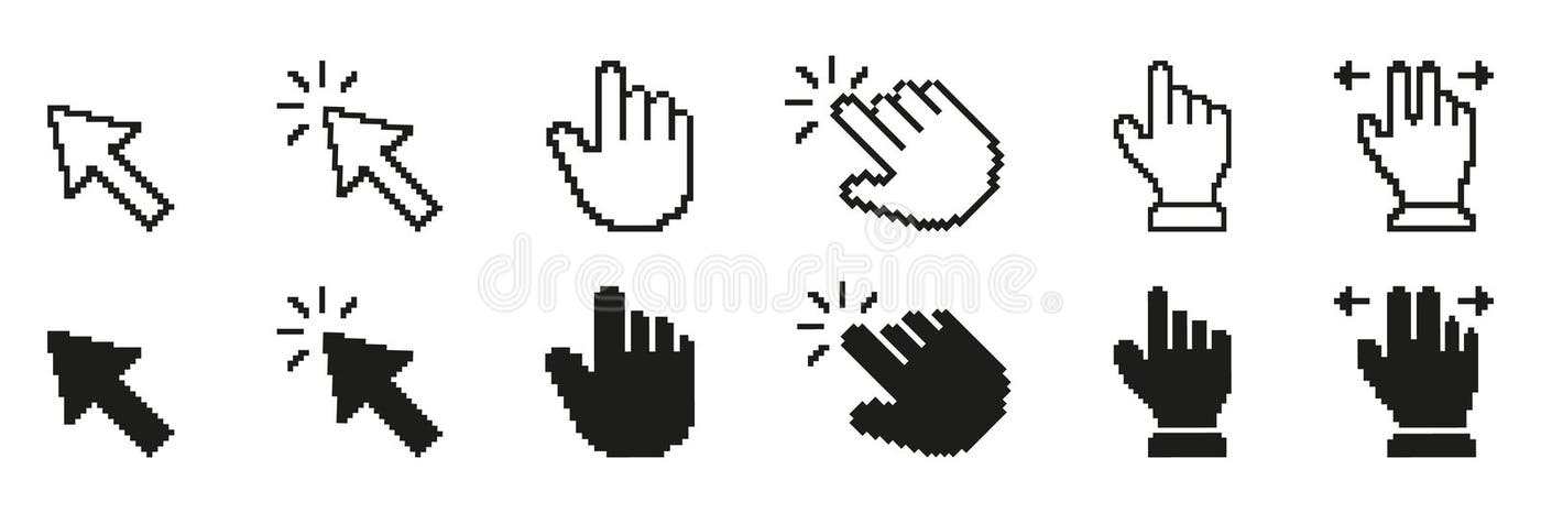 Pixel Art Cursor Stock Illustrations – 2,788 Pixel Art Cursor Stock ...