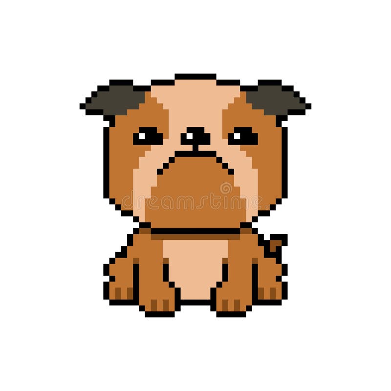 Cute Bulldog with Doodles in Bone`s Sign, Vector Illustration Stock ...