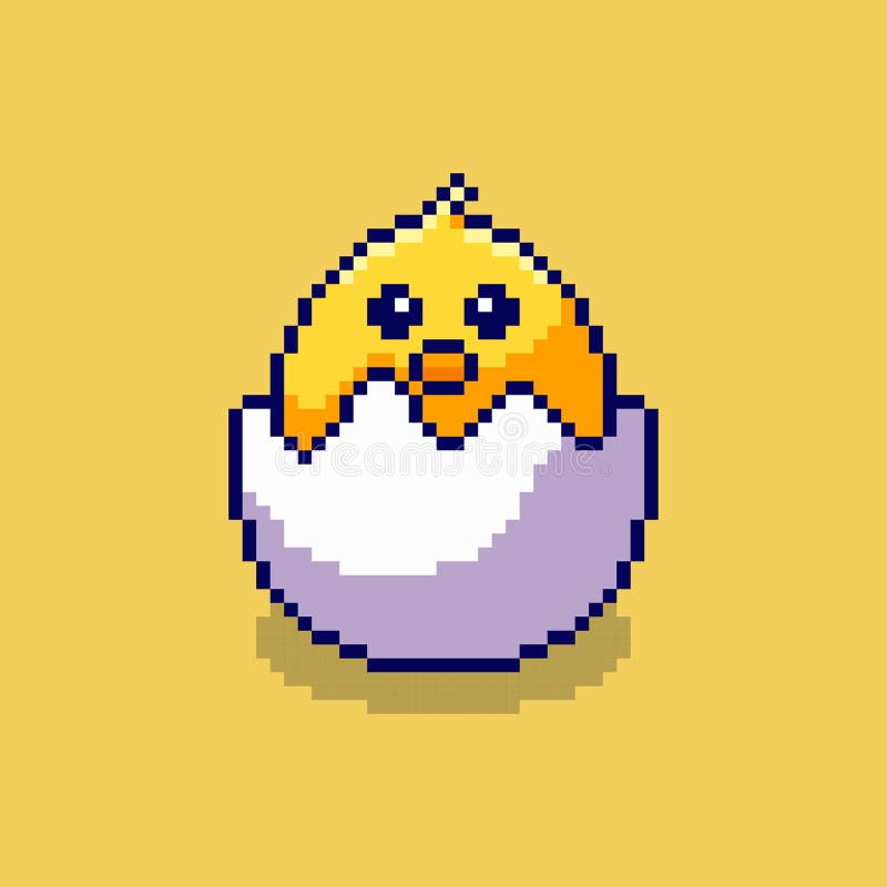 Pixel Egg Hatching Stock Illustrations – 26 Pixel Egg Hatching Stock ...
