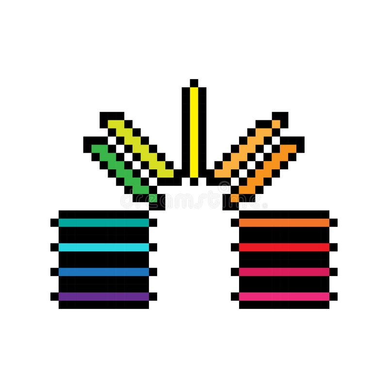 Vibrant Pixel Blocks Stock Illustrations – 1,392 Vibrant Pixel Blocks ...