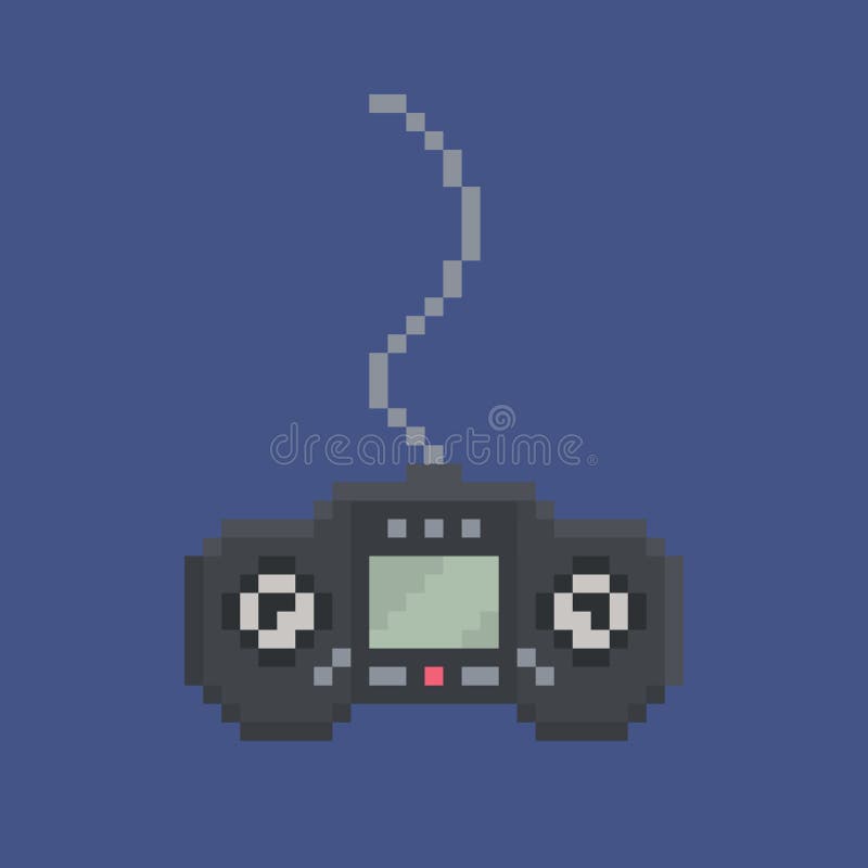 Gamepad Pixel Art Illustration Stock Vector - Illustration of gaming ...