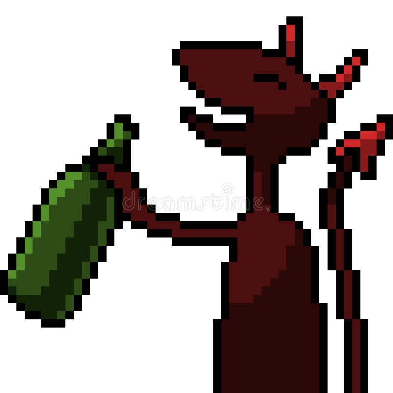 Pixel Art Devil Stock Illustrations – 254 Pixel Art Devil Stock ...