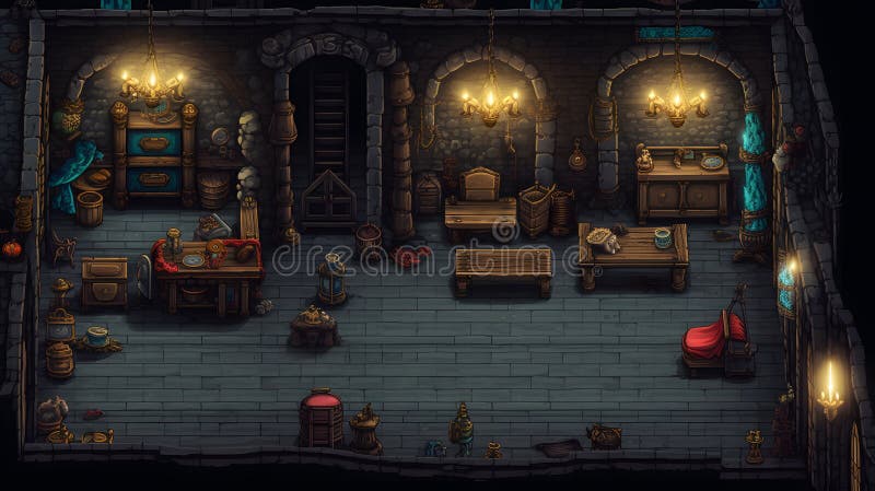 Pixel Dungeon Stock Illustrations – 161 Pixel Dungeon Stock ...