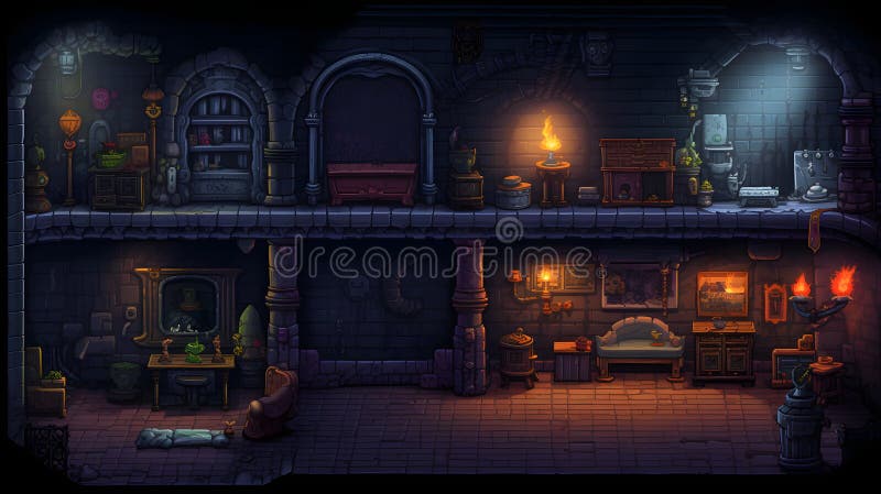 Pixel Dungeon Stock Illustrations – 161 Pixel Dungeon Stock ...