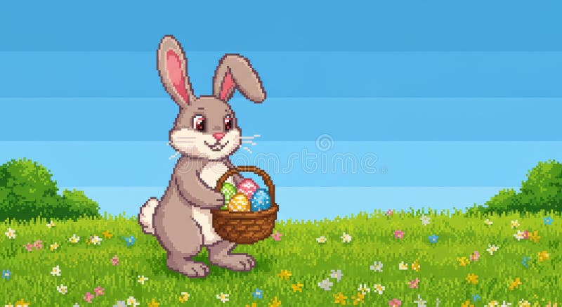 Pixel Art Easter Stock Illustrations – 828 Pixel Art Easter Stock ...