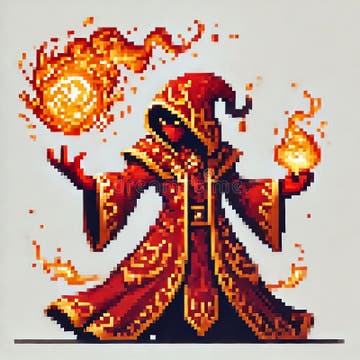 Pixel Art Mage Stock Illustrations – 58 Pixel Art Mage Stock ...