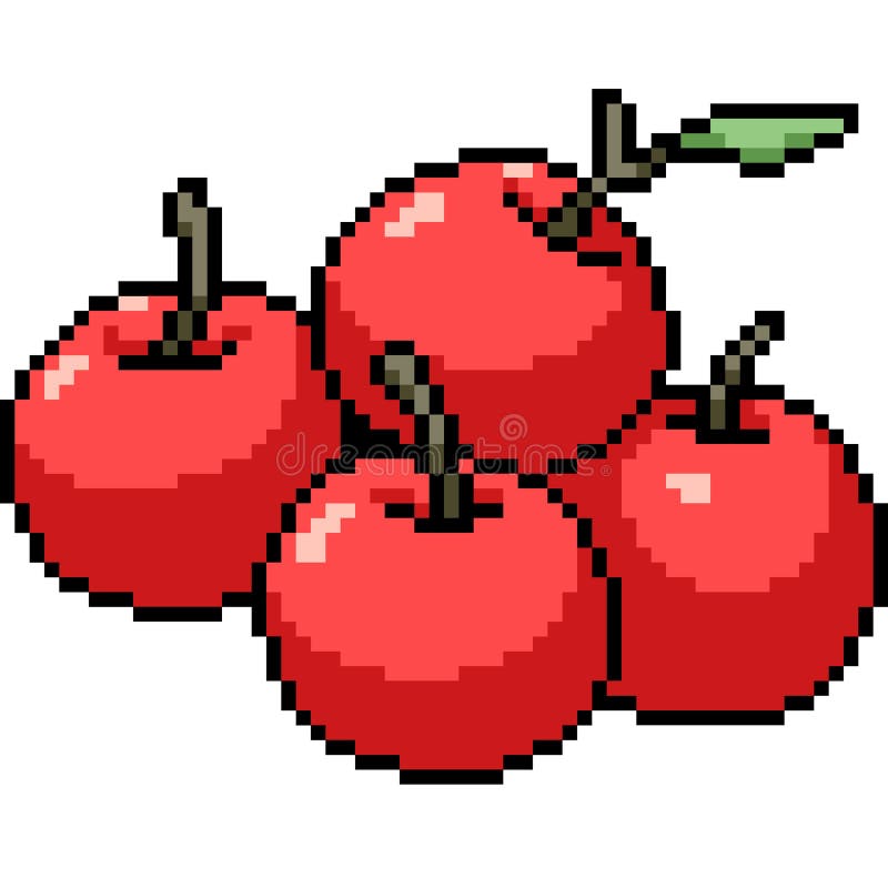 Pixel Art Berry Stock Illustrations – 437 Pixel Art Berry Stock ...