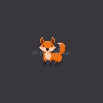 Pixel Art Fox Stock Illustrations – 233 Pixel Art Fox Stock ...