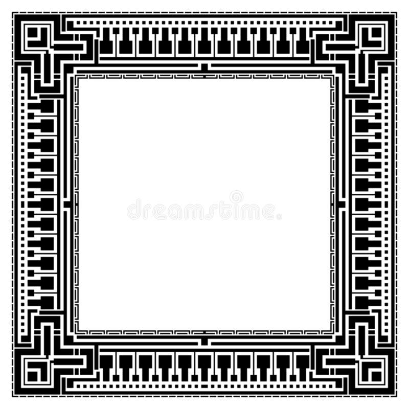 Pixel art frame stock illustration. Illustration of circle - 225885304