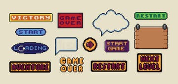 Game Pixel Art Retro Vector Stock Illustrations – 24,706 Game Pixel Art ...
