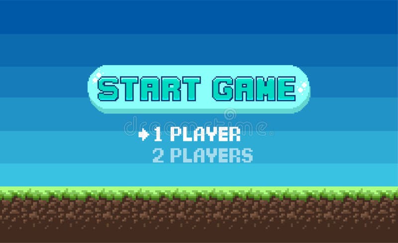 8 Bit Start Screen