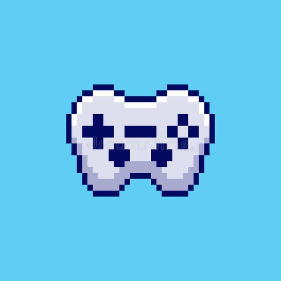 Pixel Art Game Controller Game Asset Design Stock Illustration ...