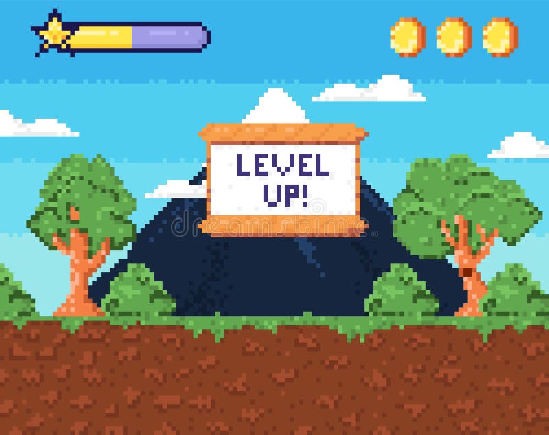 Video Game Level Up Stock Illustrations – 867 Video Game Level Up Stock ...