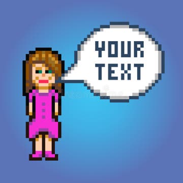 Pixel Art Talking Stock Illustrations – 217 Pixel Art Talking Stock ...