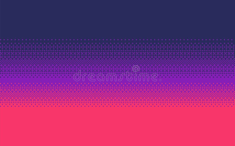 Pixel Art Gradient Color. Dithering Vector Background. Stock Vector ...
