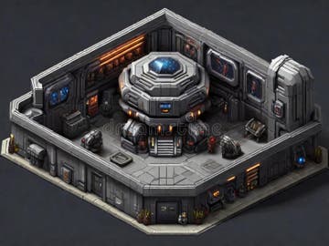Command Center Isometric Stock Illustrations – 259 Command Center ...