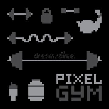 Pixel Bodybuilder Stock Illustrations – 93 Pixel Bodybuilder Stock ...