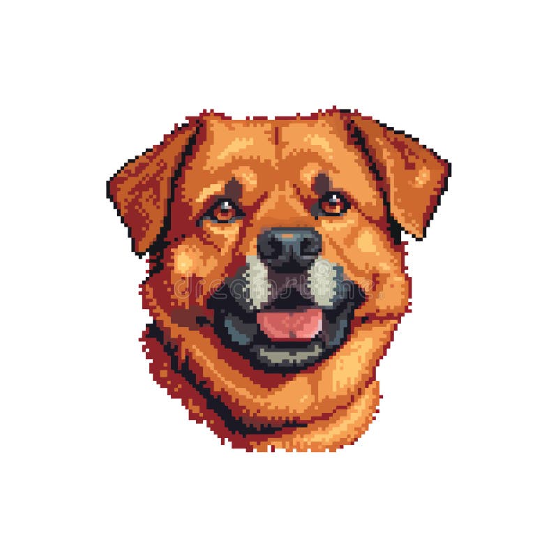 Dog Pixel Art Vector Stock Illustrations – 1,512 Dog Pixel Art Vector ...
