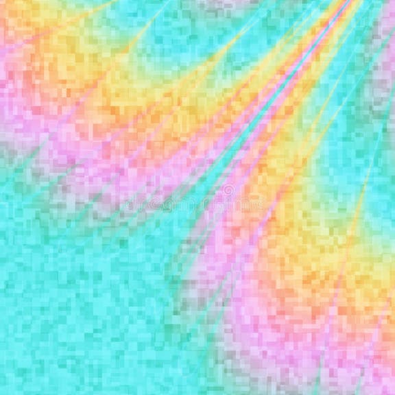 Pixel Holographic Abstract Header Design Stock Illustration ...