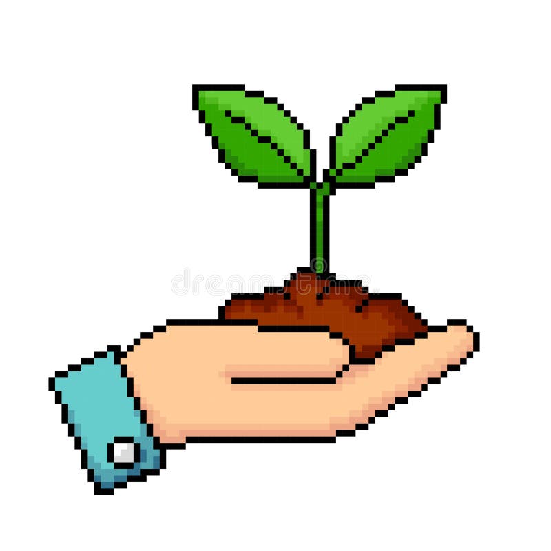 Illustration Pixel Art Icon Gun Stock Vector - Illustration of modern ...