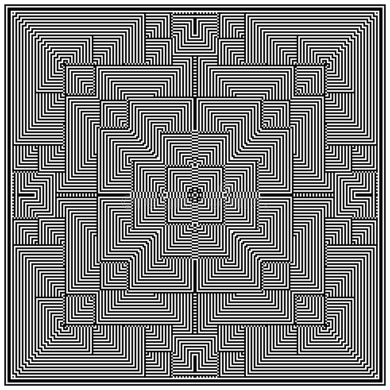 Pixel art illusion eye stock illustration. Illustration of circle ...