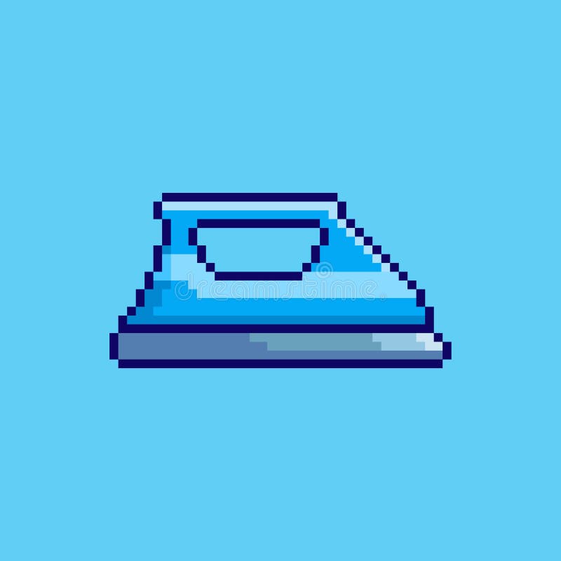 Pixel Art Iron Game Asset Design Stock Illustration - Illustration of ...