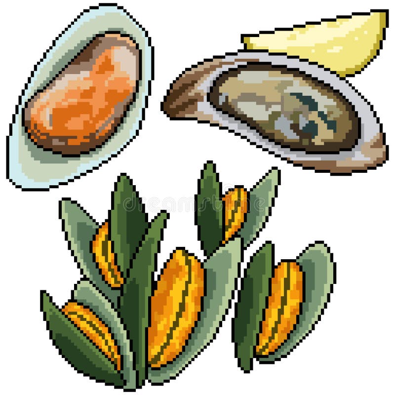 Pixel art isolated snack stock vector. Illustration of background ...